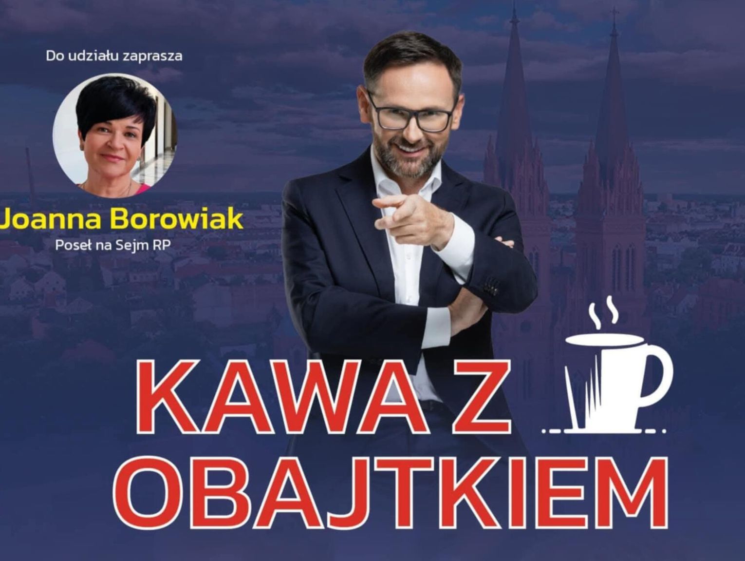 "Kawa z Obajtkiem" we Włocławku zaprasza Joanna Borowiak